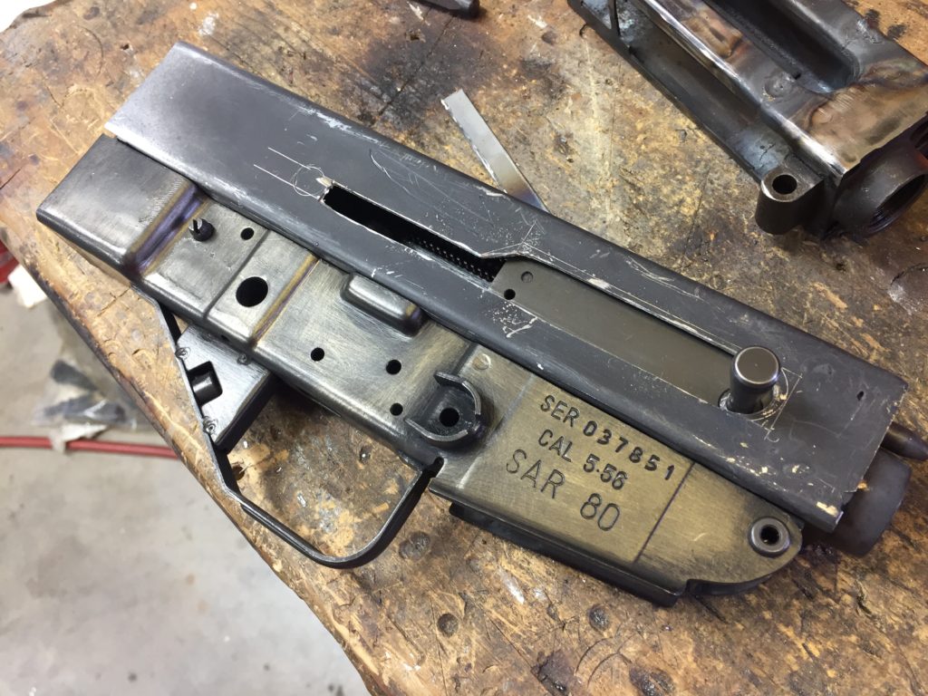 SAR-80 Kit Build – Receiver – AR180S.COM